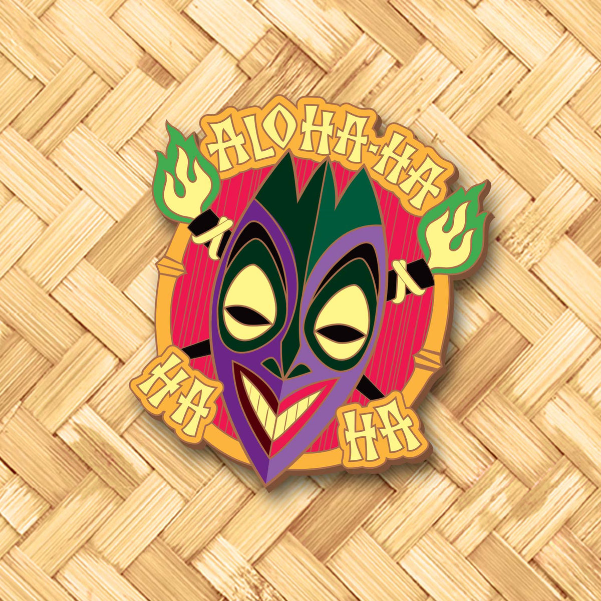 'Aloha Ha' Enamel Pin - Pre-Order – Jeff Granito Designs
