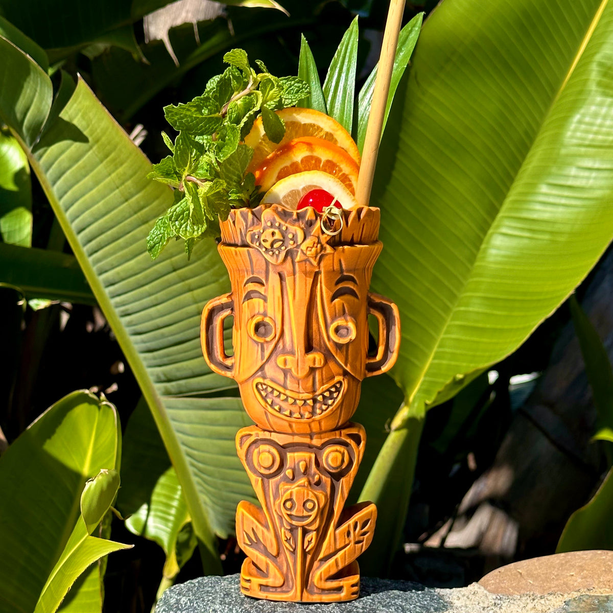 Jeff Granito's Planter's Punch Tiki Mug, Hibiscus Heat (Orange) - Limi ...