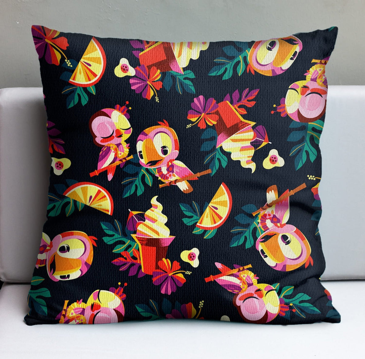 Jeff Granito's 'Hibis-Kiss' Pillow Cover - Ready to Ship! (FREE SHIPPI ...