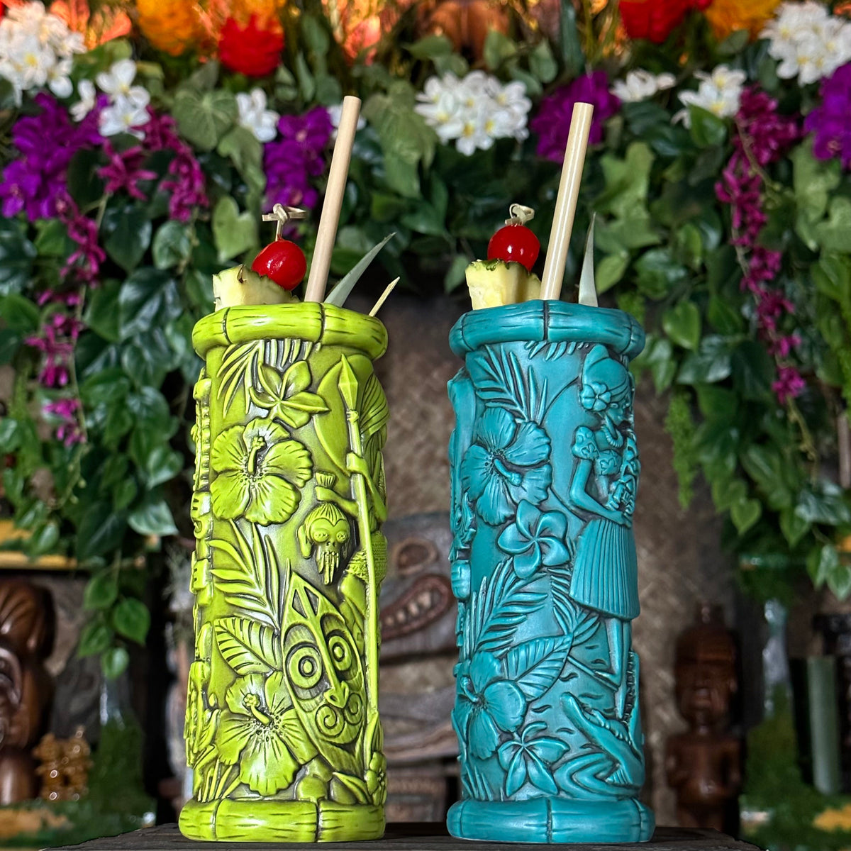Jeff Granito’s “Tiki Portraits” (2 different mugs!) - Ceramic Tiki Mug ...