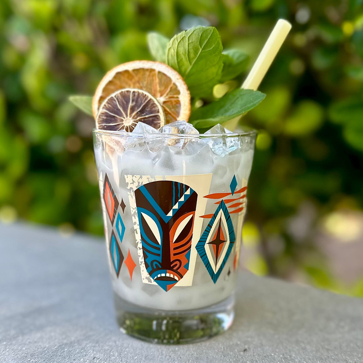 Jeff Granito's 'Makua Mod' Mai Tai Cocktail Glass - Ready to Ship ...