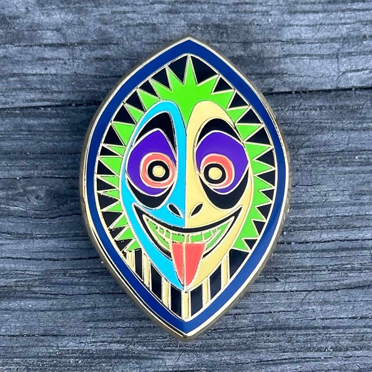 'Mask with the Most' Enamel Pin – Jeff Granito Designs