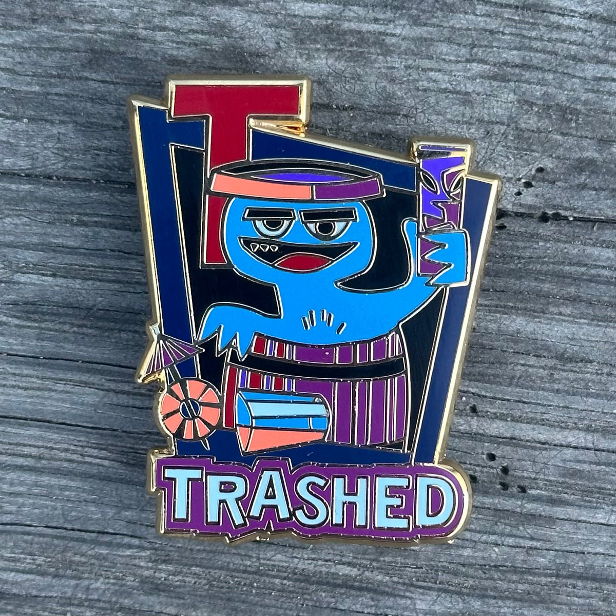 Jeff Granito's 'T is for Trashed' Enamel Pin - Ready to Ship! – Jeff ...