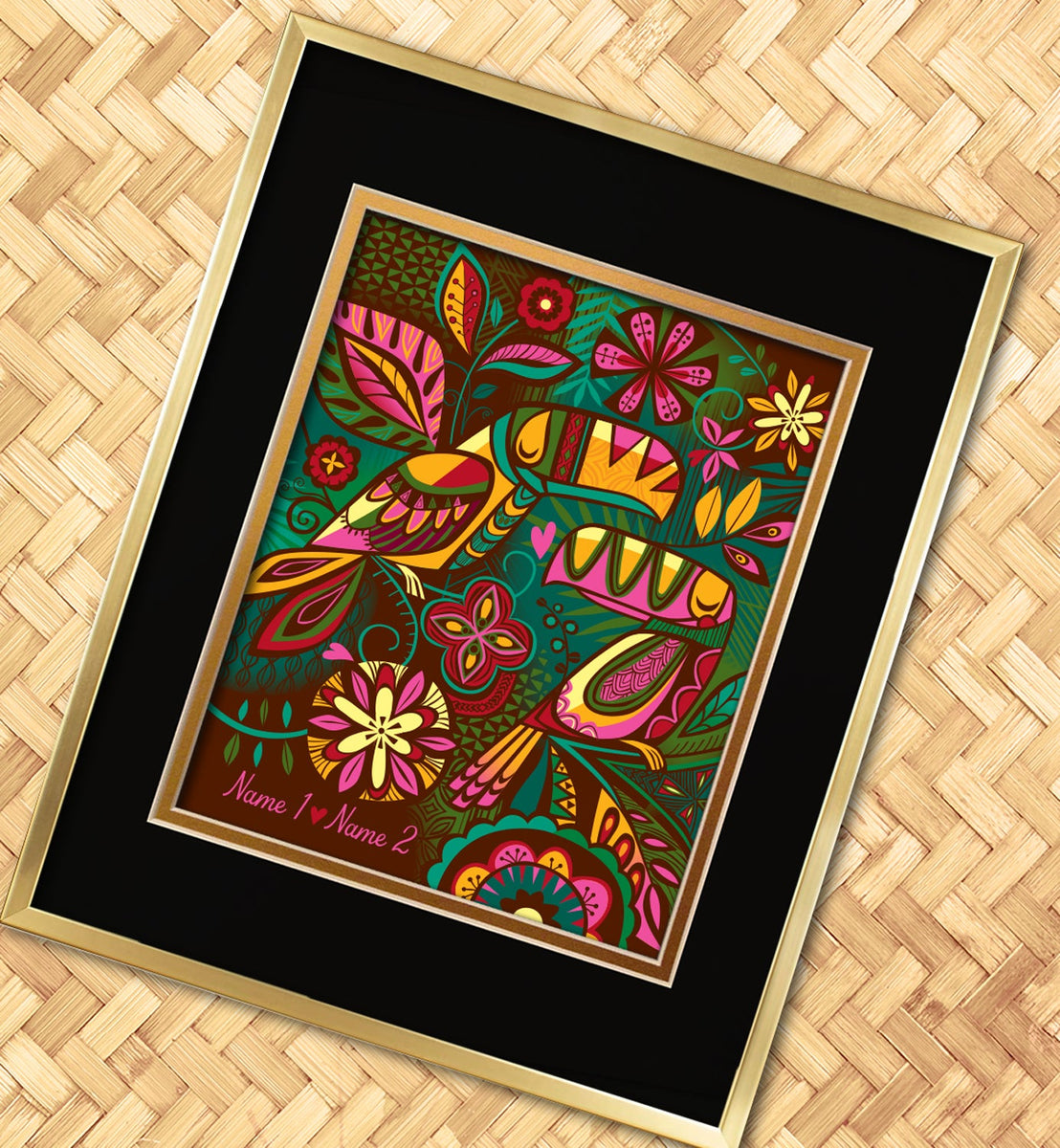 Jeff Granito’s Personalized ‘Jungle Love’ 8X10 Matted Print and 11X14 ...