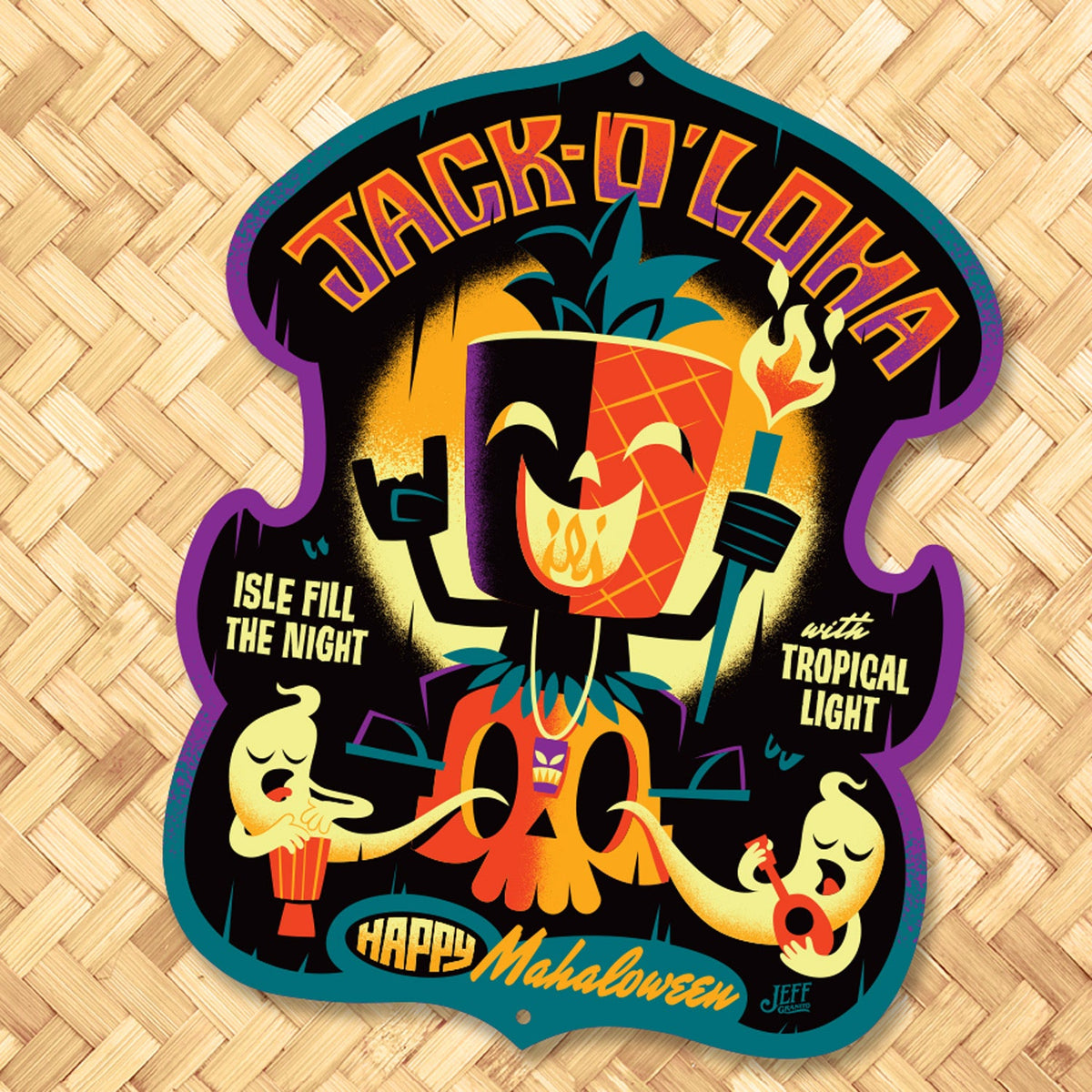 Jeff Granito's 'Jack O'loha' Metal Sign - Pre Order – Jeff Granito Designs