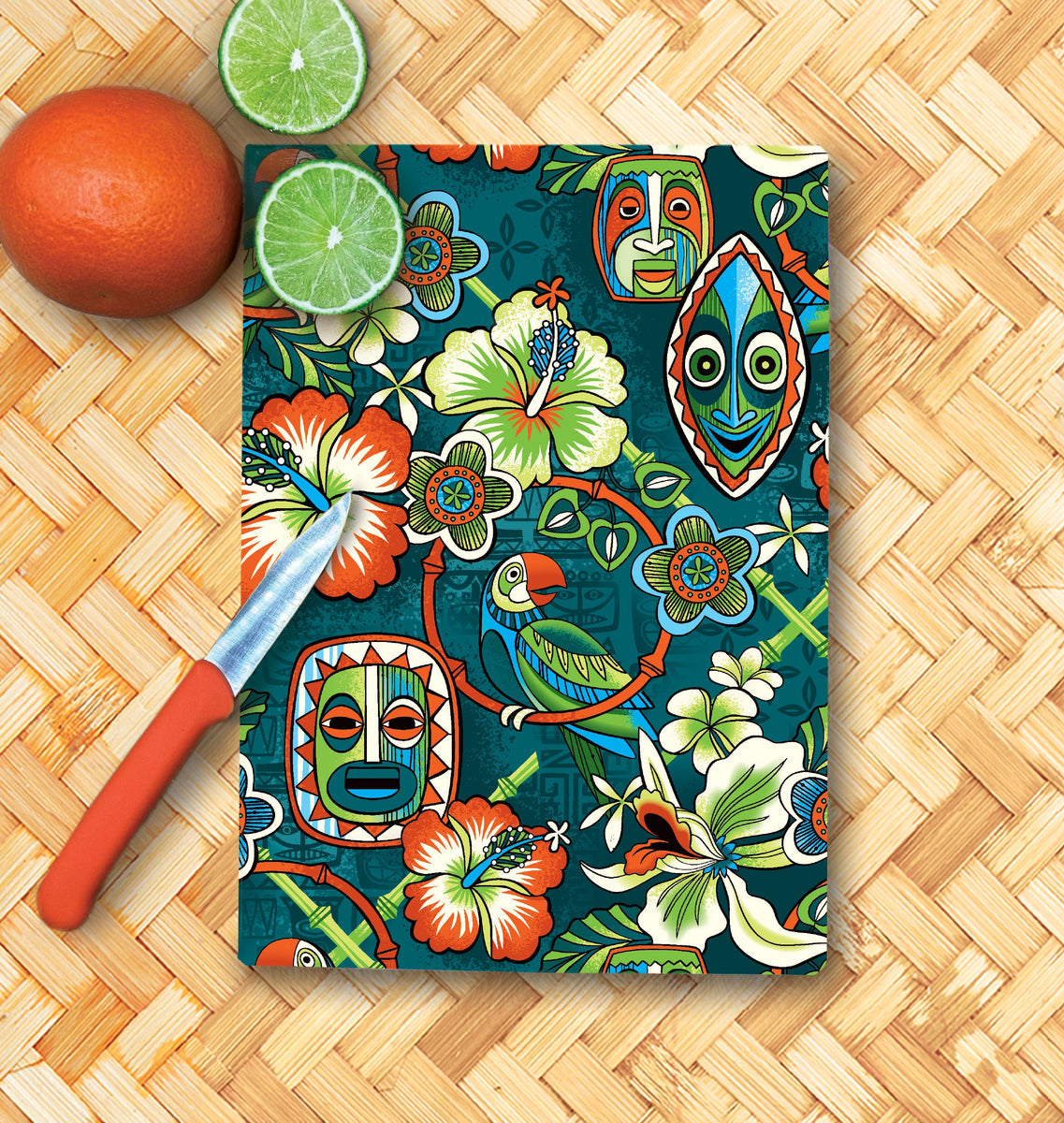 Jeff Granito's 'Tropic Serenade' Glass Cutting Board - Rolling Pre-Ord ...