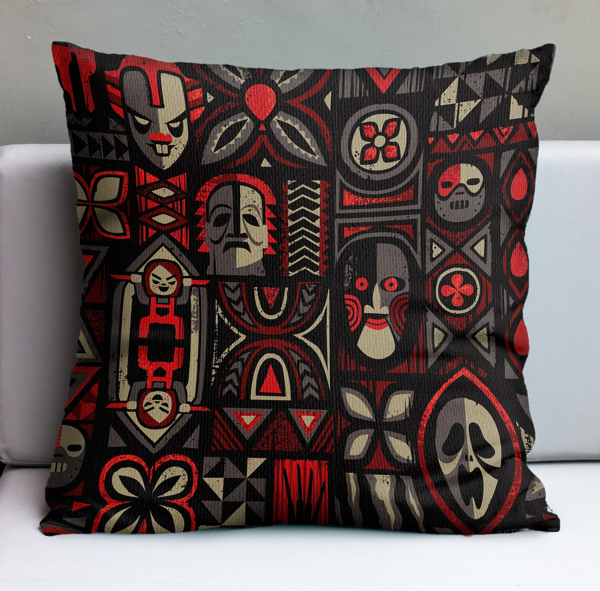 Mask Hysteria Pillow Cover - Ready to Ship! – Jeff Granito Designs