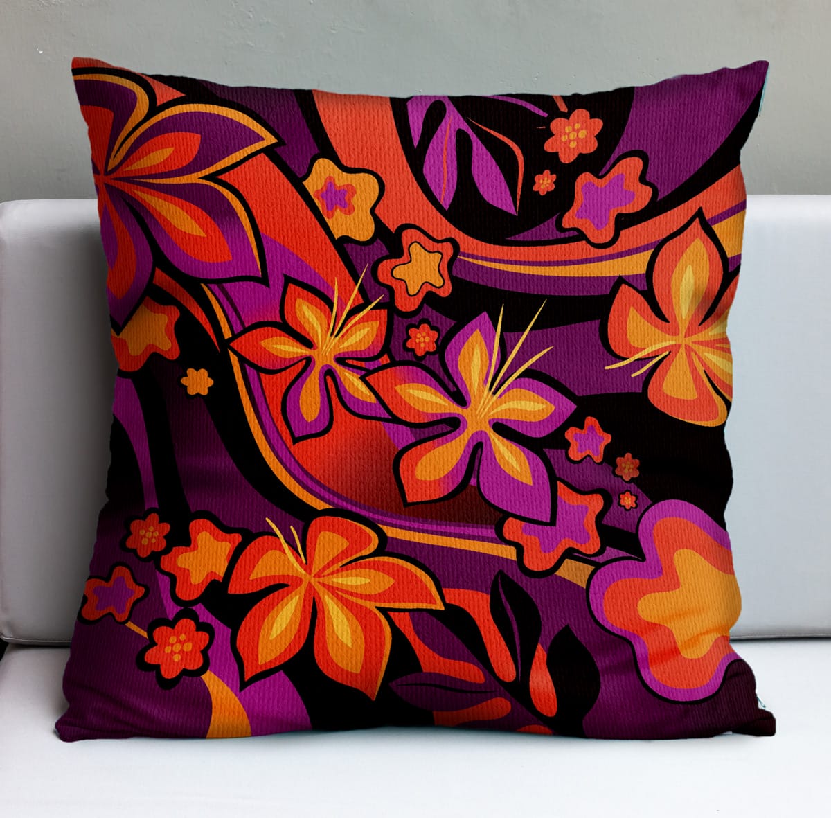 Jeff Granito's 'Mauna Pele' Pillow Cover - Ready to Ship! (FREE SHIPPI ...