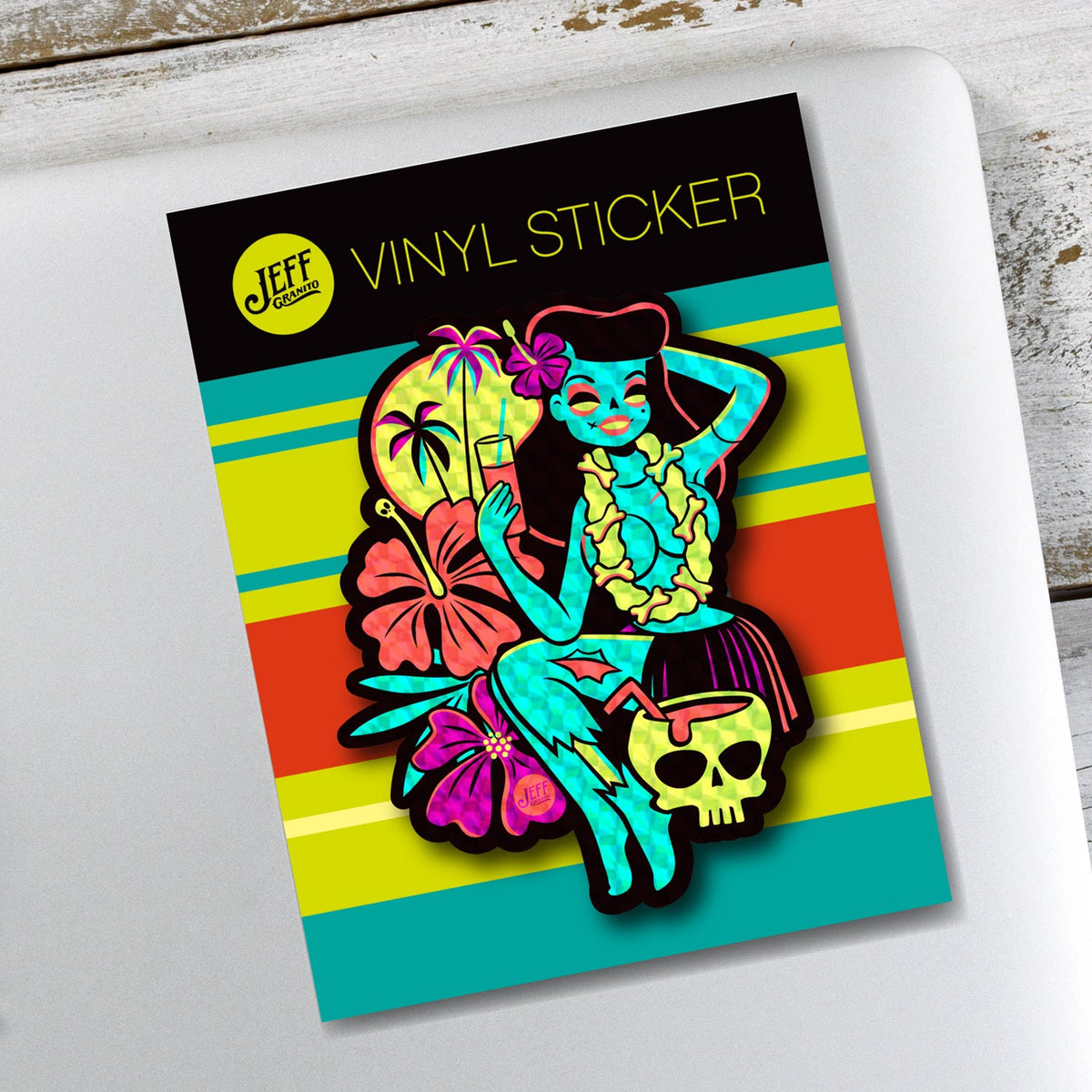 Jeff Granito's 'Maneater Prismatic' Vinyl Sticker - Ready to Ship ...