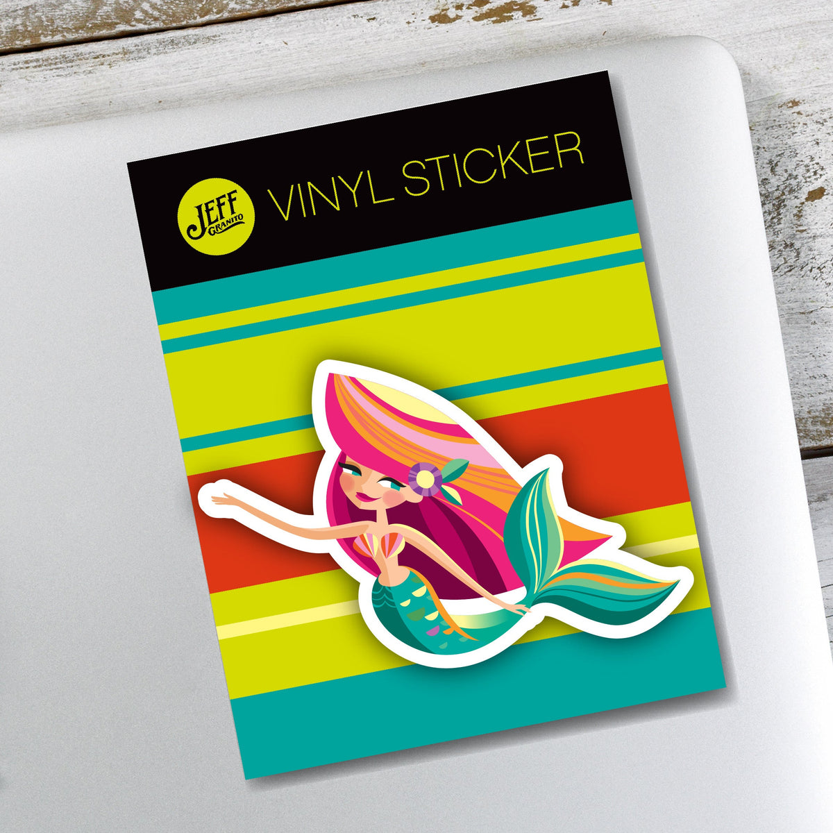 Jeff Granito's 'Littlest Mermaid' Vinyl Sticker - Ready to Ship! – Jeff ...