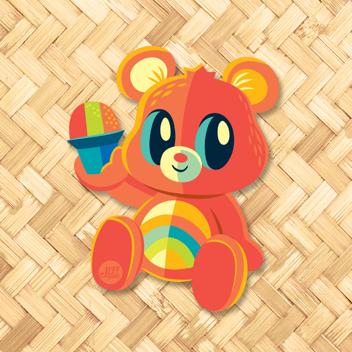 'Shaved Ice Bear' Metal Bar Sign - Pre-Order – Jeff Granito Designs