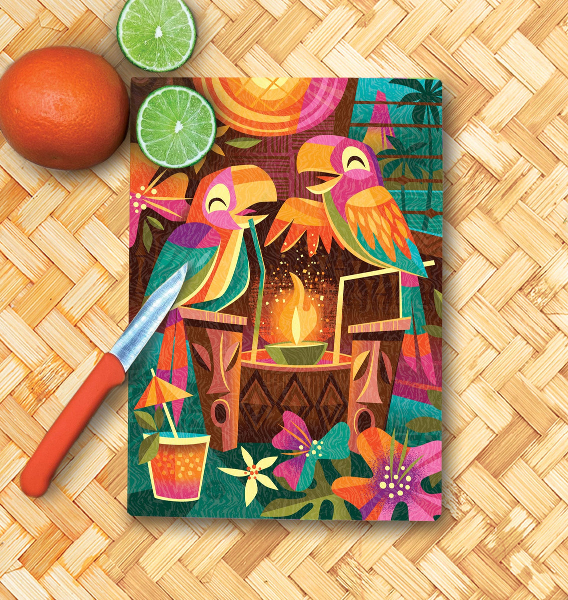 Jeff Granito's 'UH-LOA-OA-OA-HA' Glass Cutting Board - Rolling Pre-Ord ...