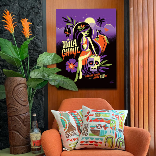 Hula Ghoul Autographed Canvas Giclee – Jeff Granito Designs