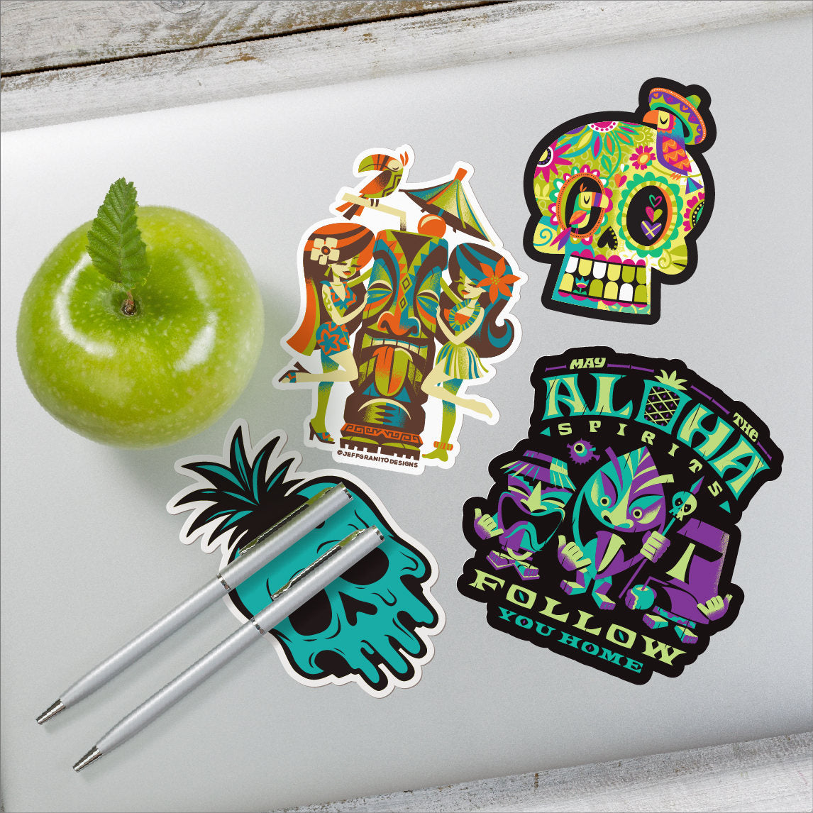 Poisoned Pineapple Vinyl Sticker – Jeff Granito Designs