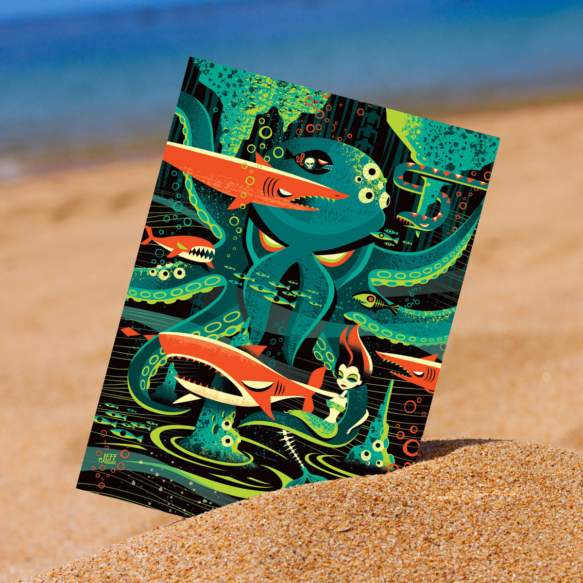 In Too Deep 5 x 7 Mini Print – Jeff Granito Designs